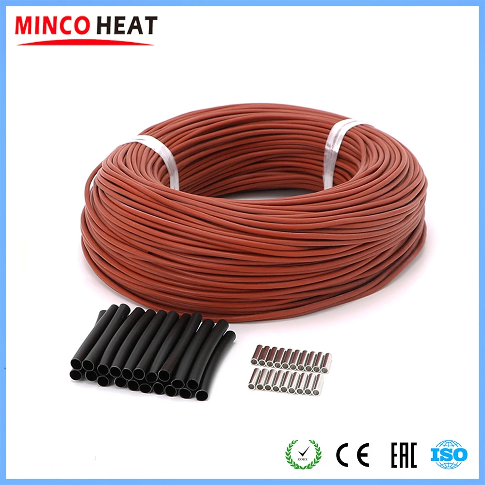 MINCO HEAT 100m 12K 33ohm Infrared Carbon Heating Cable Electric Warm ...