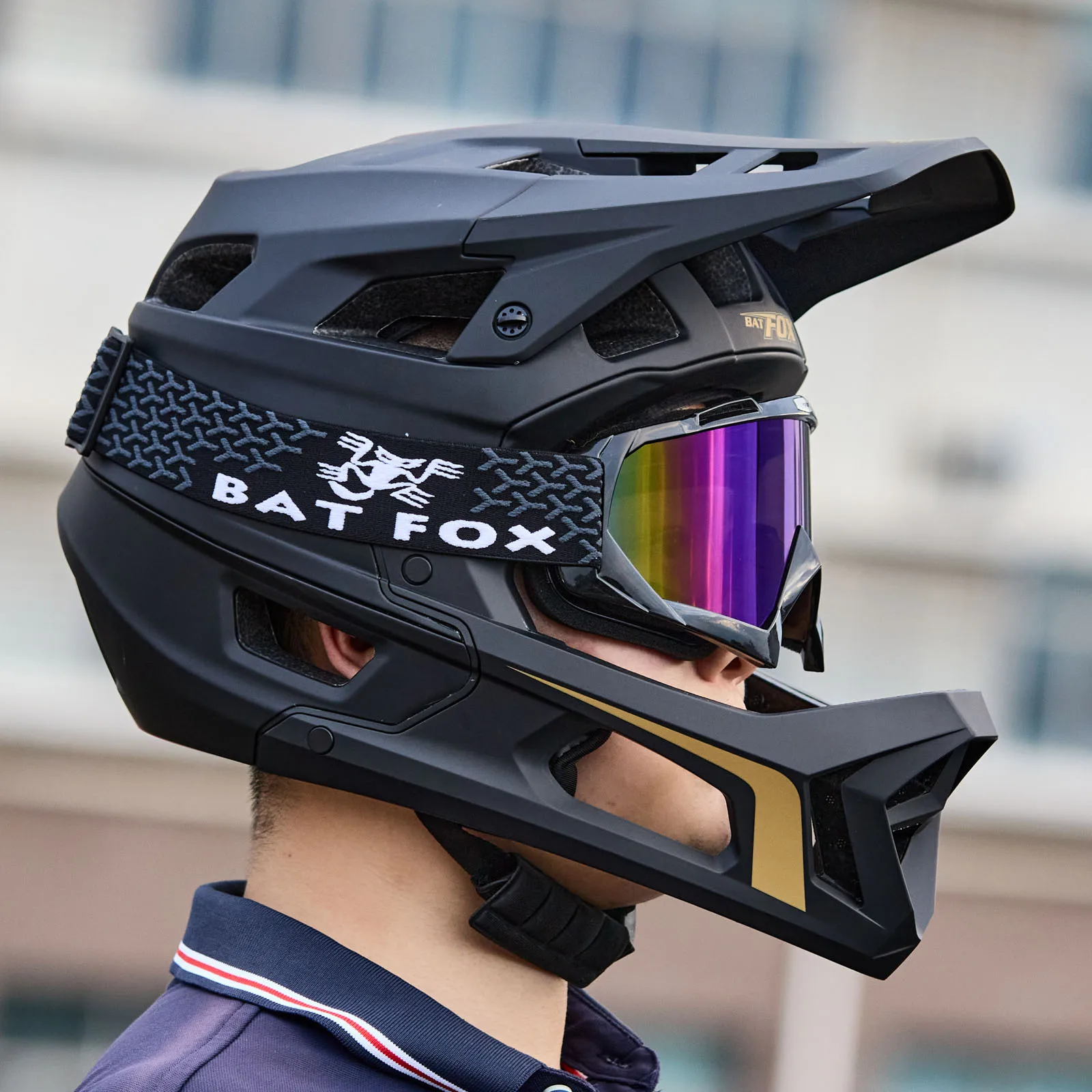 BATFOX-Full-Face-Cycle-Helmet-Bike-Mountain-Cross-Country-Bike-Casco ...