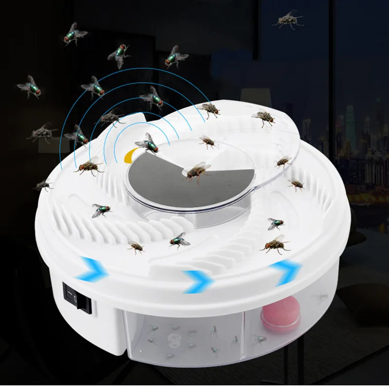 Electric-Fly-Trap-USB-Anti-Fly-Killer-Traps-Automatic-Flycatcher-Device ...