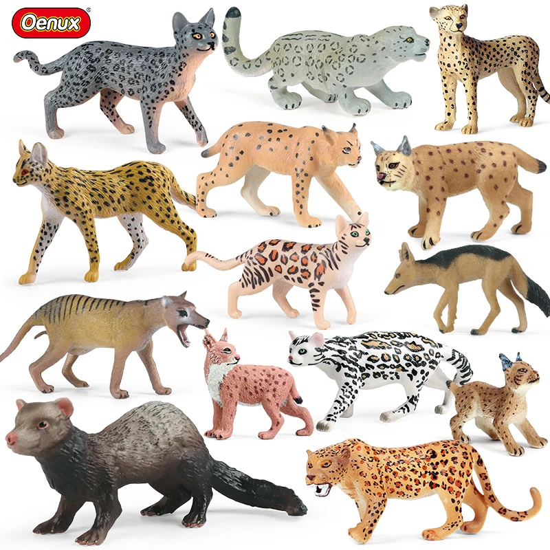 Oenux Simulation Wild Animals Bengalcat Tiger Cat Lynx Caracal Leopard ...