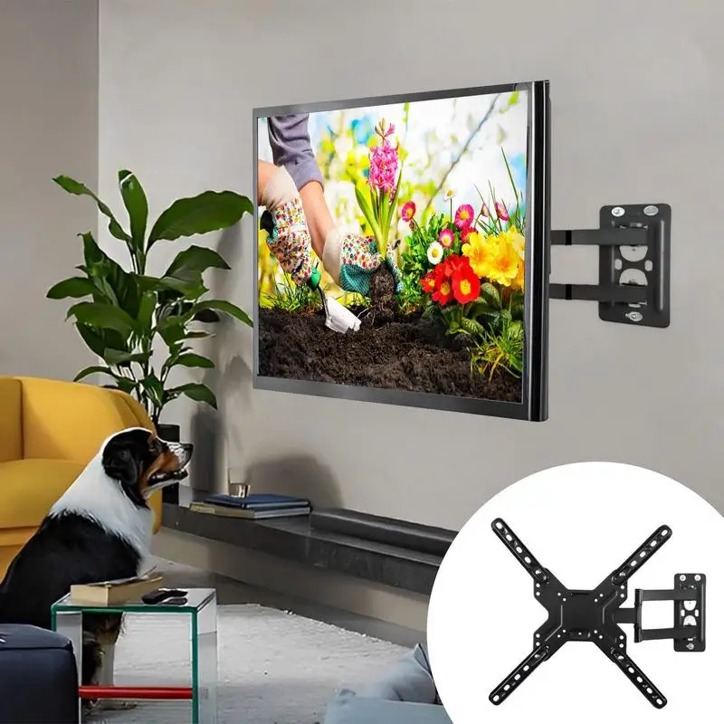 Universal TV Wall Mount Polegadas Full Motion TV Mount Com Giratória 26 ...
