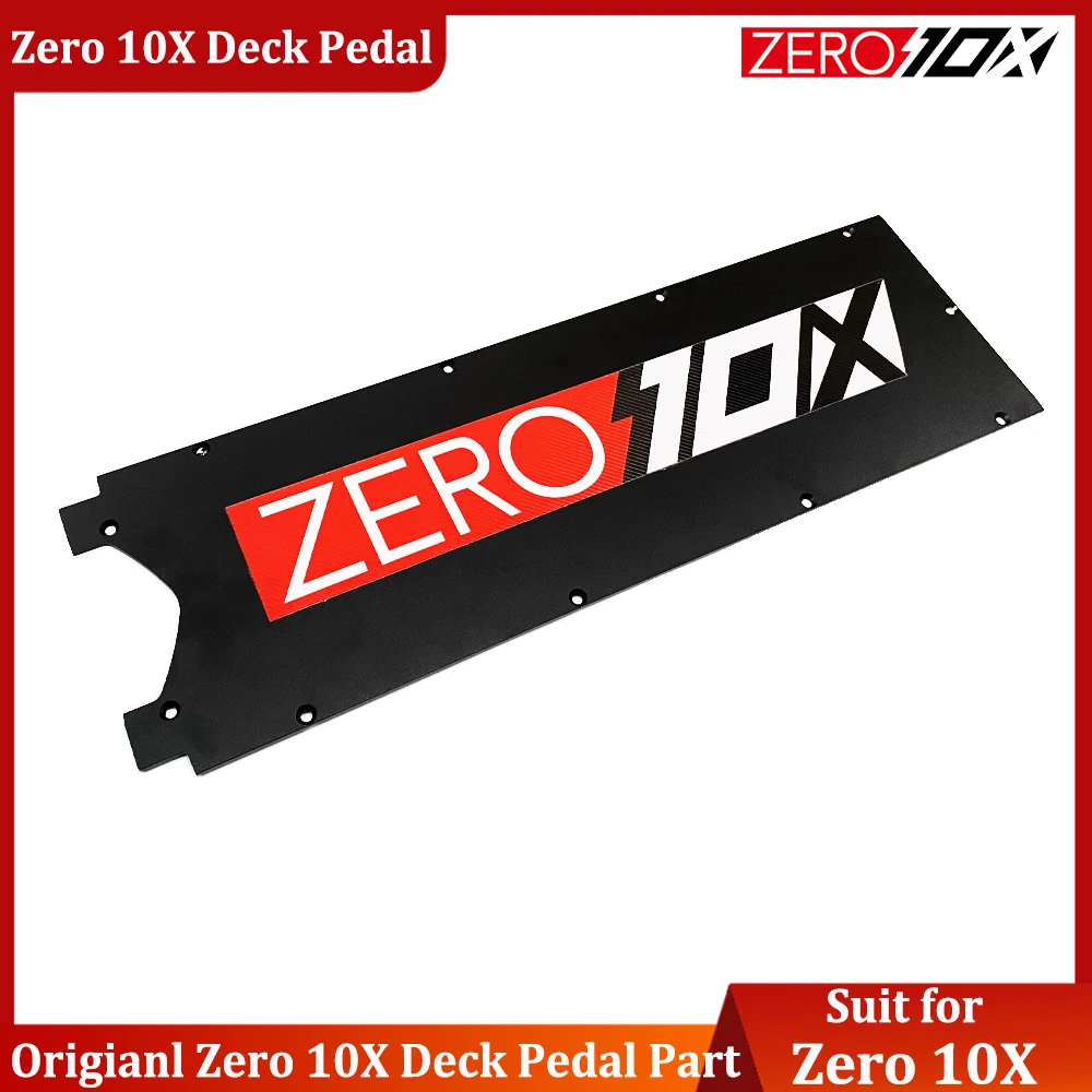 Original Zero 10X Deck Pedal Spare Part Zero 10/10X Board Cover with Zero 10/10X Sticker ...
