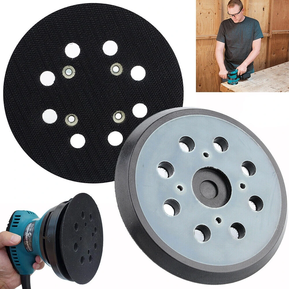 5-Inch-8-Holes-125mm-Hook-Loop-Sanding-Backing-Pad-Electric-Makita ...