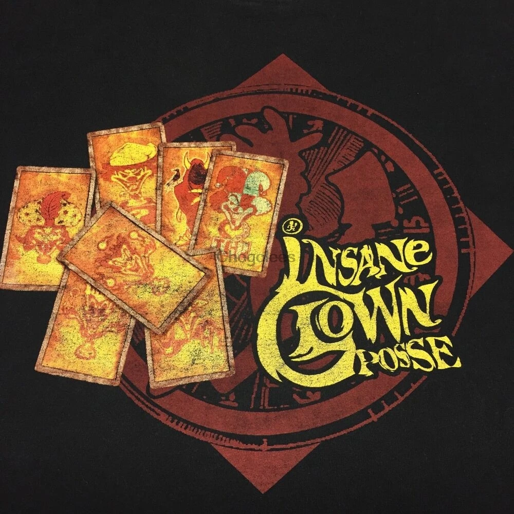 Insane Clown Posse Rap Joker Wraith 2 Sided T Shirt Juggalo Hatchet Man ...