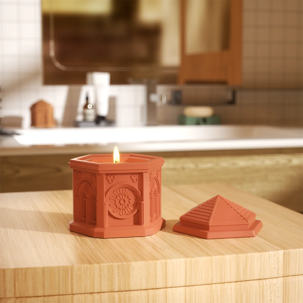 7-5oz-Gothic-Architecture-Concrete-Candle-Jar-Silicone-Mold-and-Candle ...