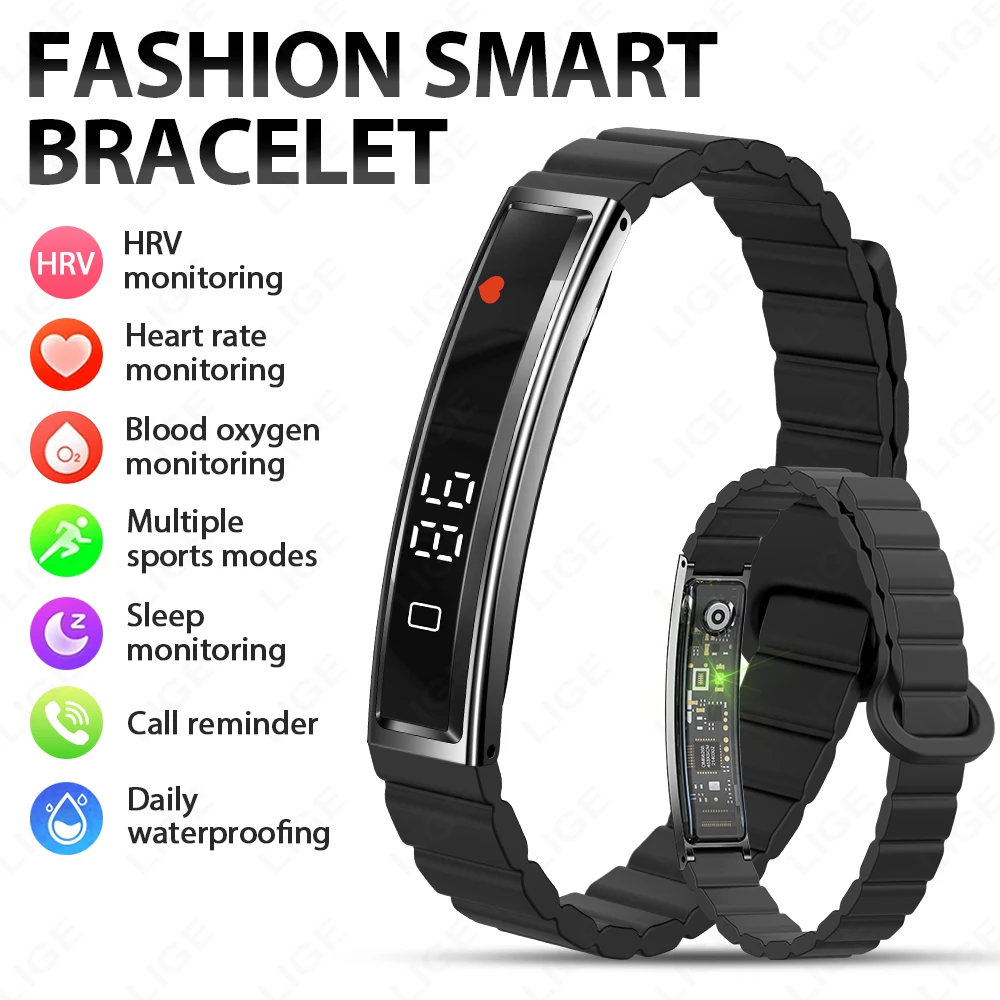 New Smart Bracelet Sport Fitness Tracker Heart Rate Blood Oxygen ...