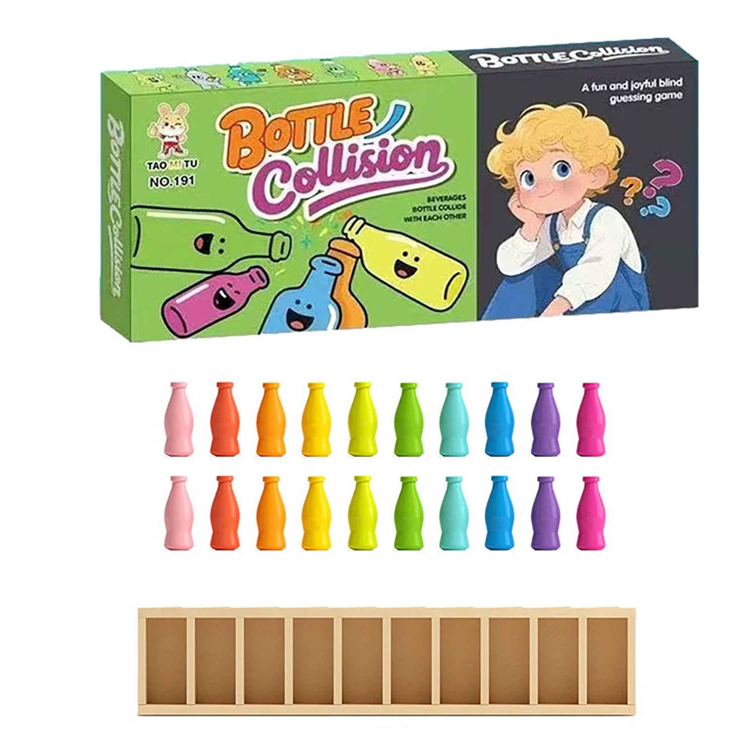 Fun Bottle Guessing Game, Children's Color Memory Beverage, Match Game ...