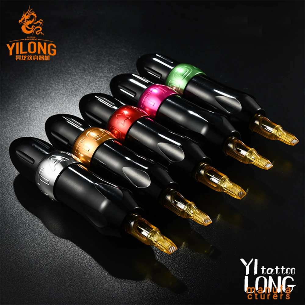 Yilong Wholesale Manufacturing Portable Tattoo Pen Gun Wireless Tattoo ...