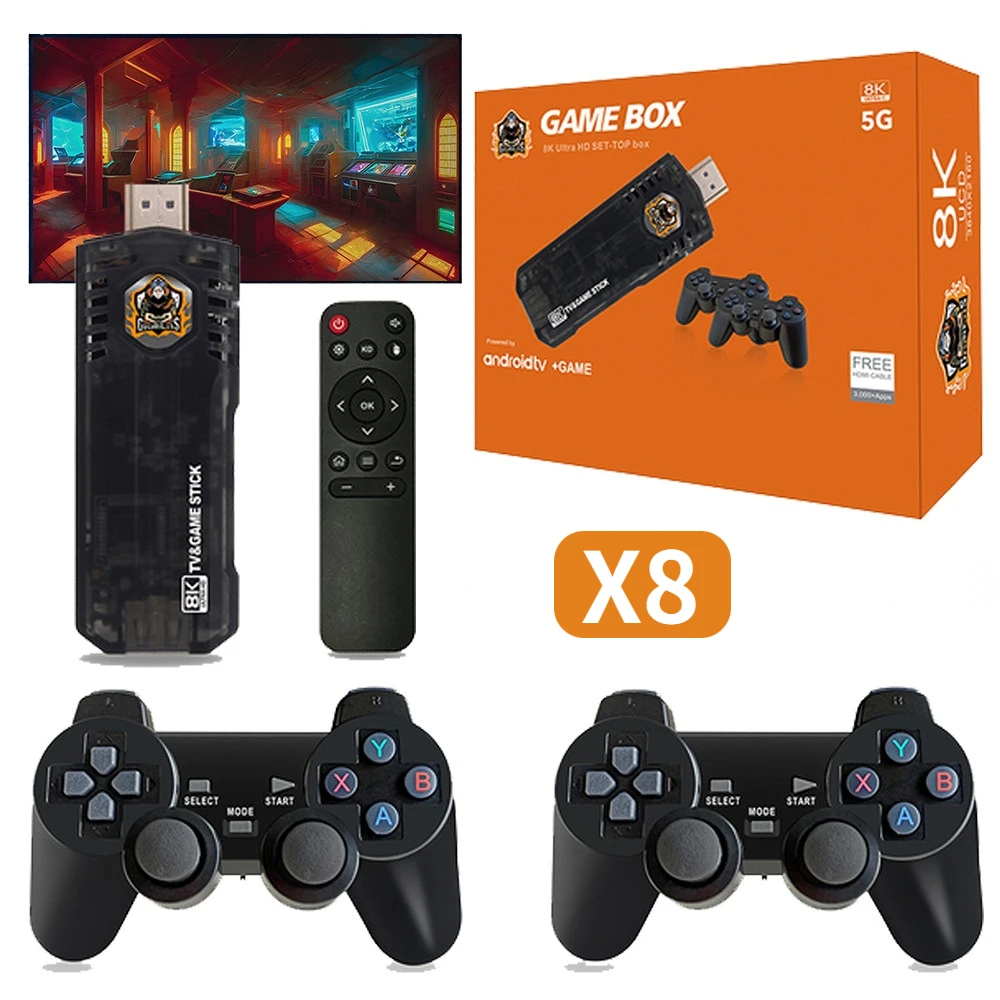 X8-Game-Stick-4K-3D-Games-Arcade-Retro-consolas-de-videojuegos ...