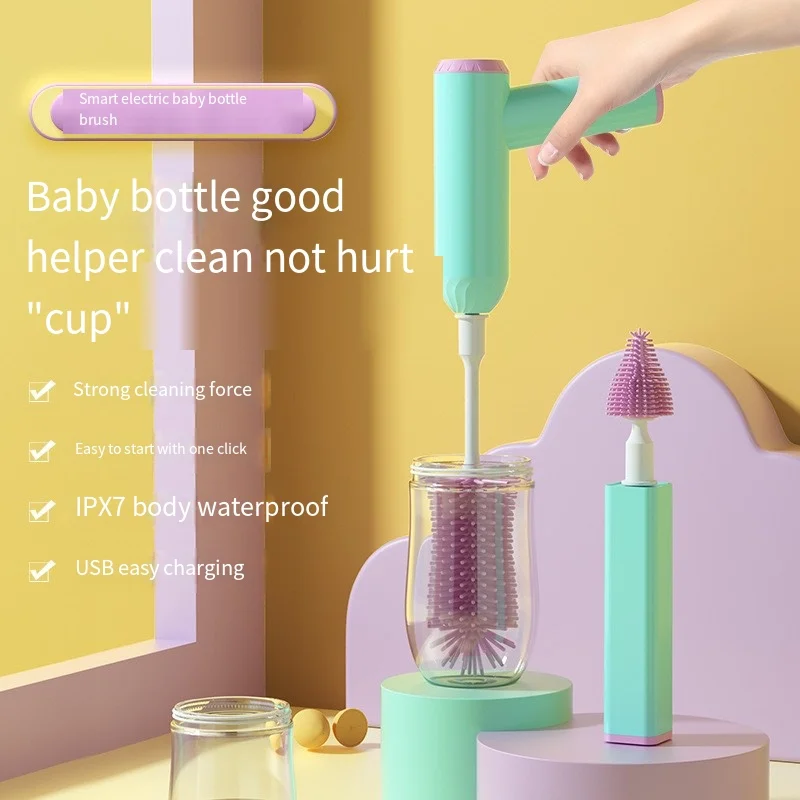 Electric-bottle-scrub-cup-magic-new-cross-border-electric-sponge-cup ...