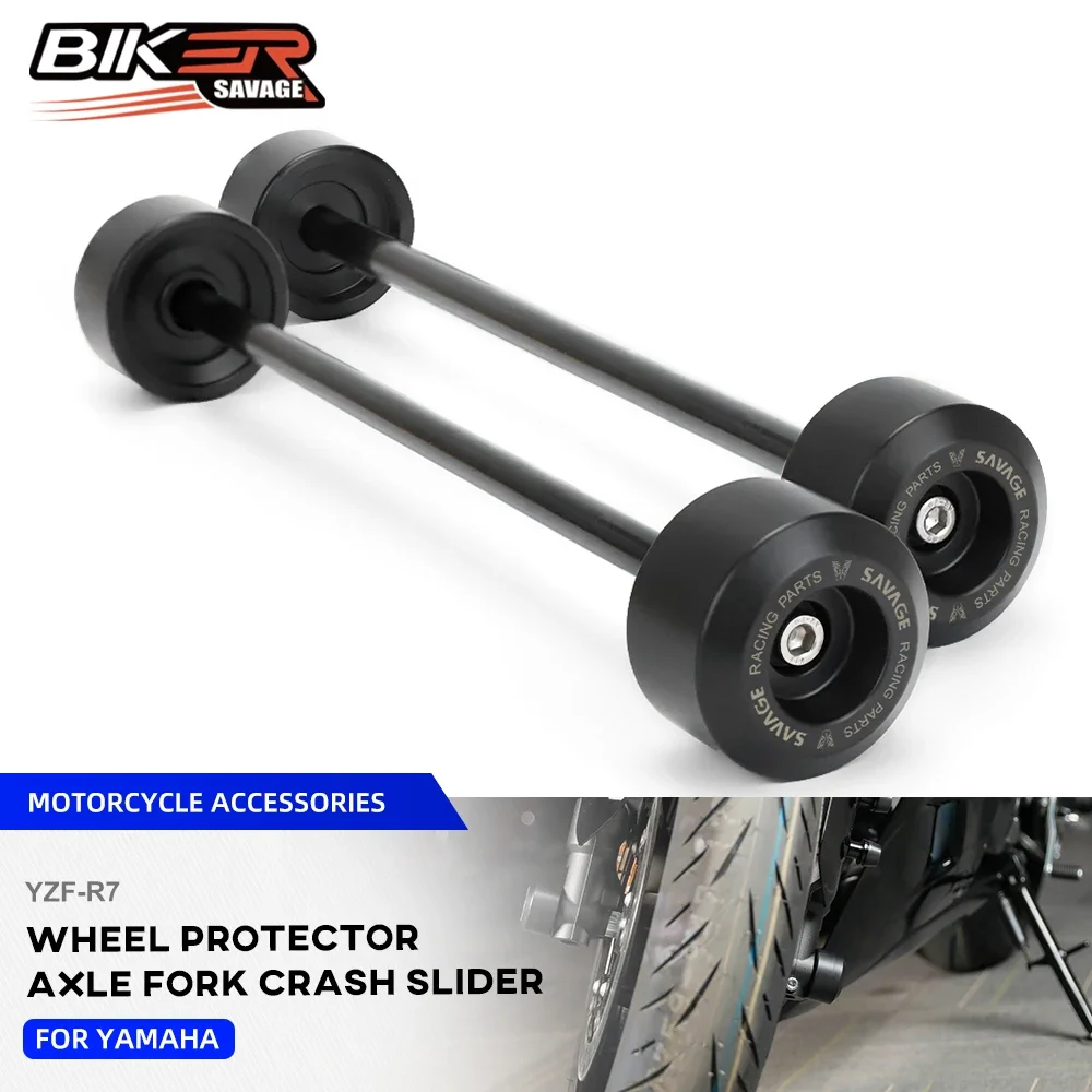 For-YAMAHA-YZF-R7-2024-Front-Wheel-Axle-Fork-Crash-Slider-Motorcycle ...
