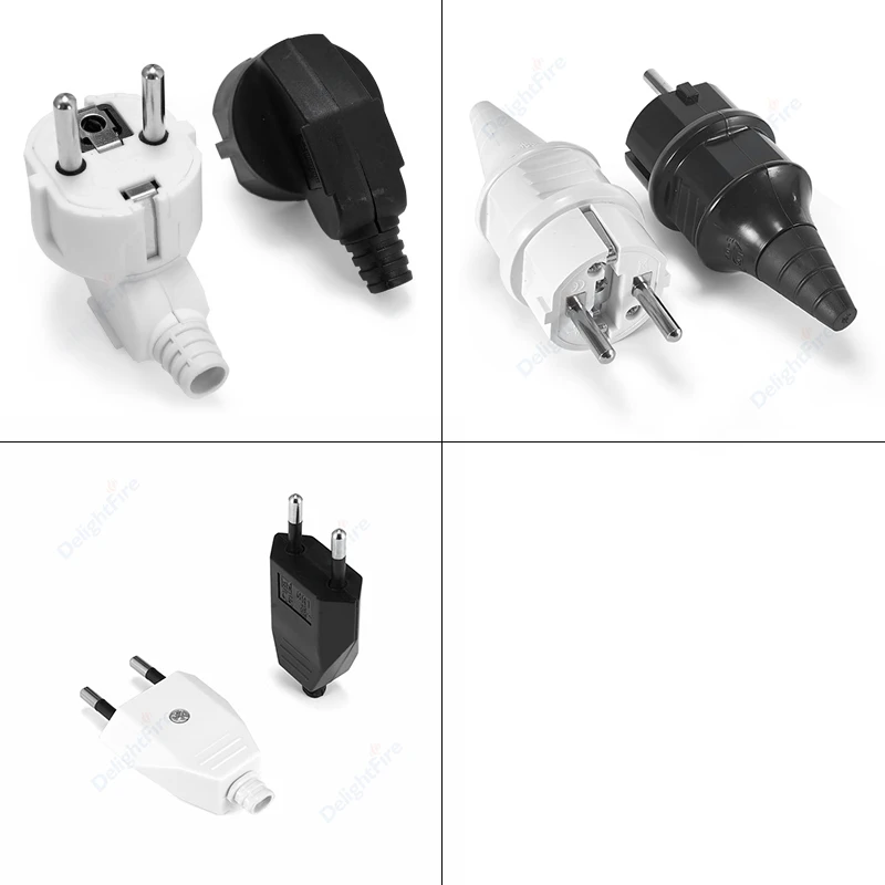 EU-Electrical-Plug-Replacement-Rewireable-Schuko-Outlet-Russia-Korea ...