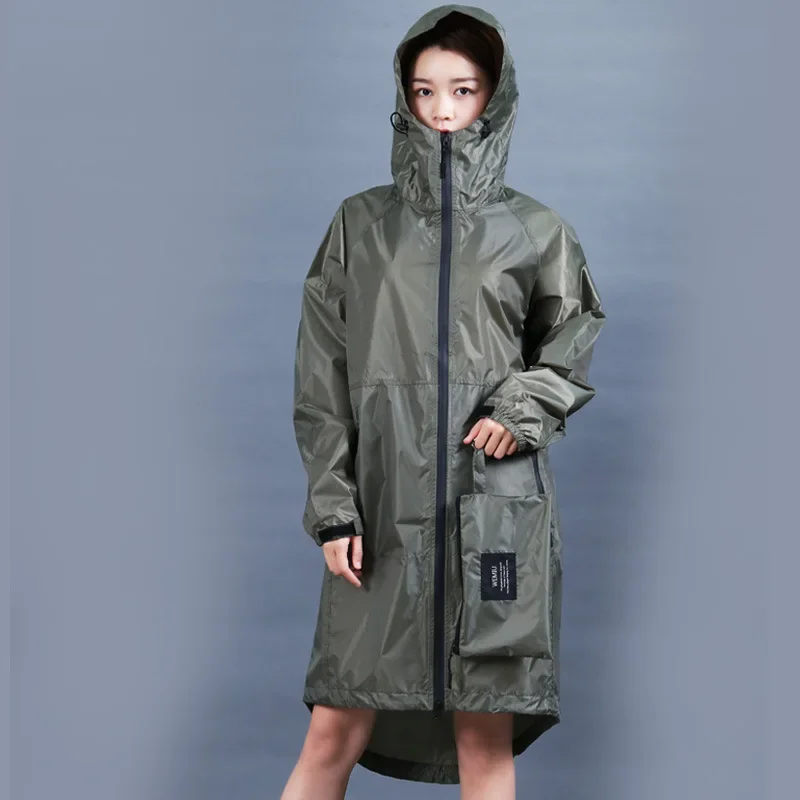 New-Raincoat-Women-Men-Ladies-Rain-Coat-Poncho-Breathable-Long-Portable ...