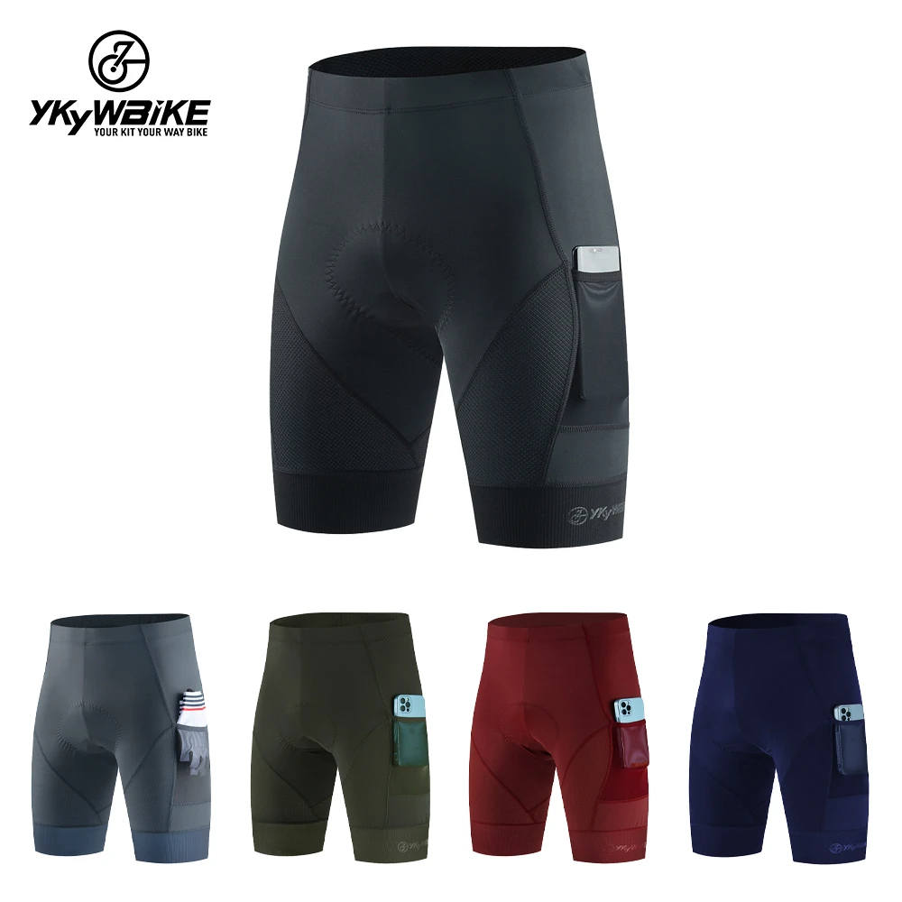 YKYWBIKE Sports Padded Bike Shorts for Men Cycling Bicycle Shorts Comfortable Road Biking Pants ...