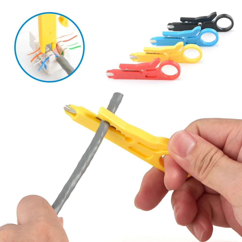 Cable-Stripping-Wire-Cutter-Crimping-Tool-Multi-Stripper-Knife-Crimper ...