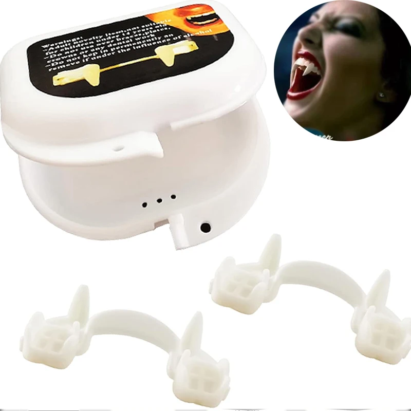 2024-Halloween-Retractable-Vampire-Teeth-Dentures-Halloween-Cosplay ...