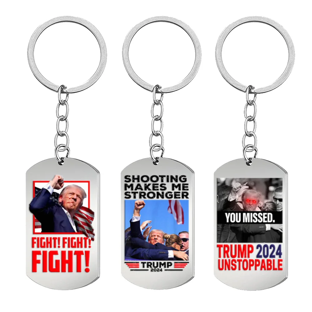 Shooting-Makes-Me-Stronger-Trump-Keychain-for-Men-Women-Hot-Titanium ...