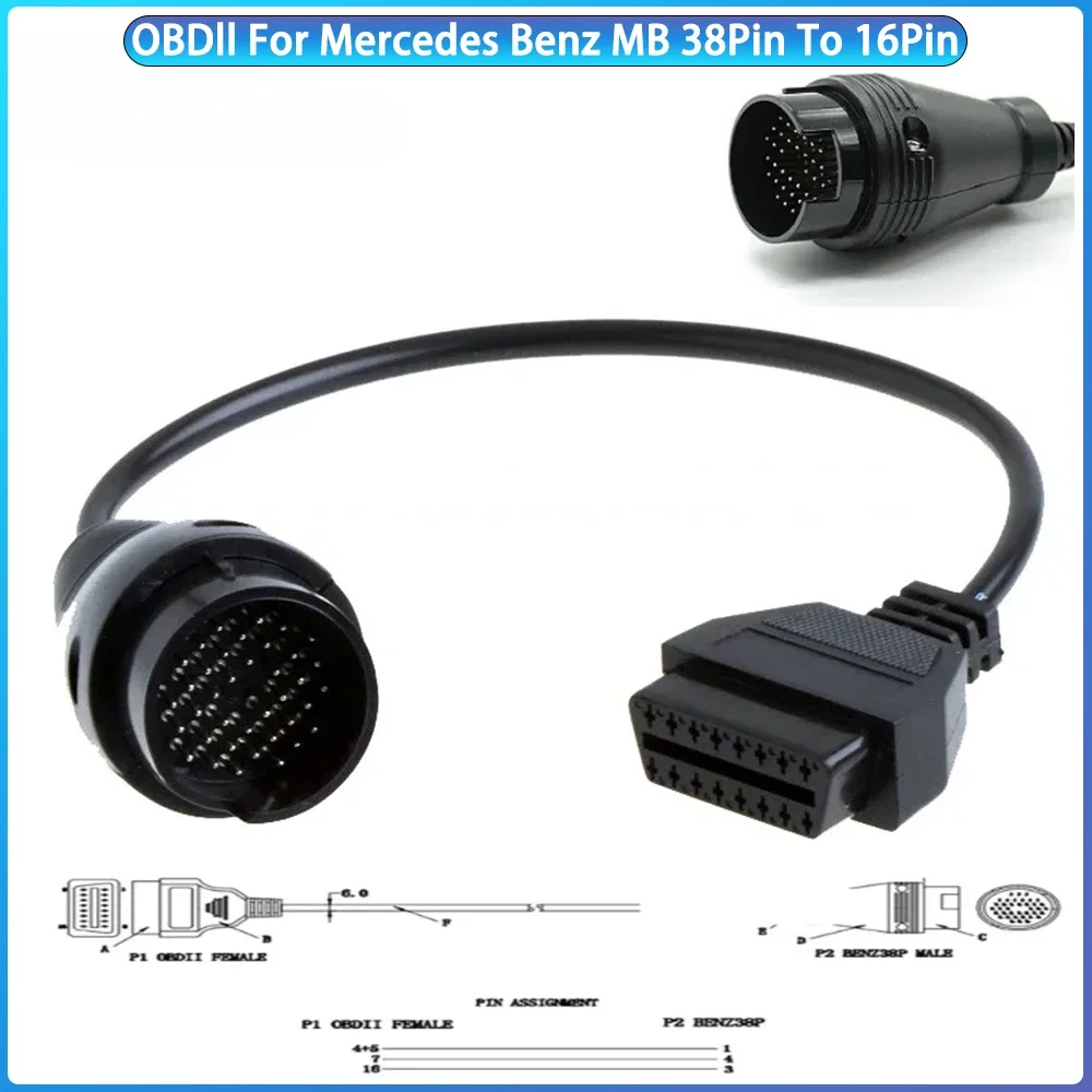 Mercedes 38-Pin to OBD2 Adapter: The Complete Guide for Accurate ...
