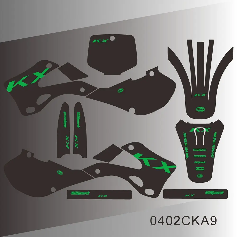 For Kawasaki KX125 KX250 KX 125 250 1999 2000 2001 2002 Full Graphics ...