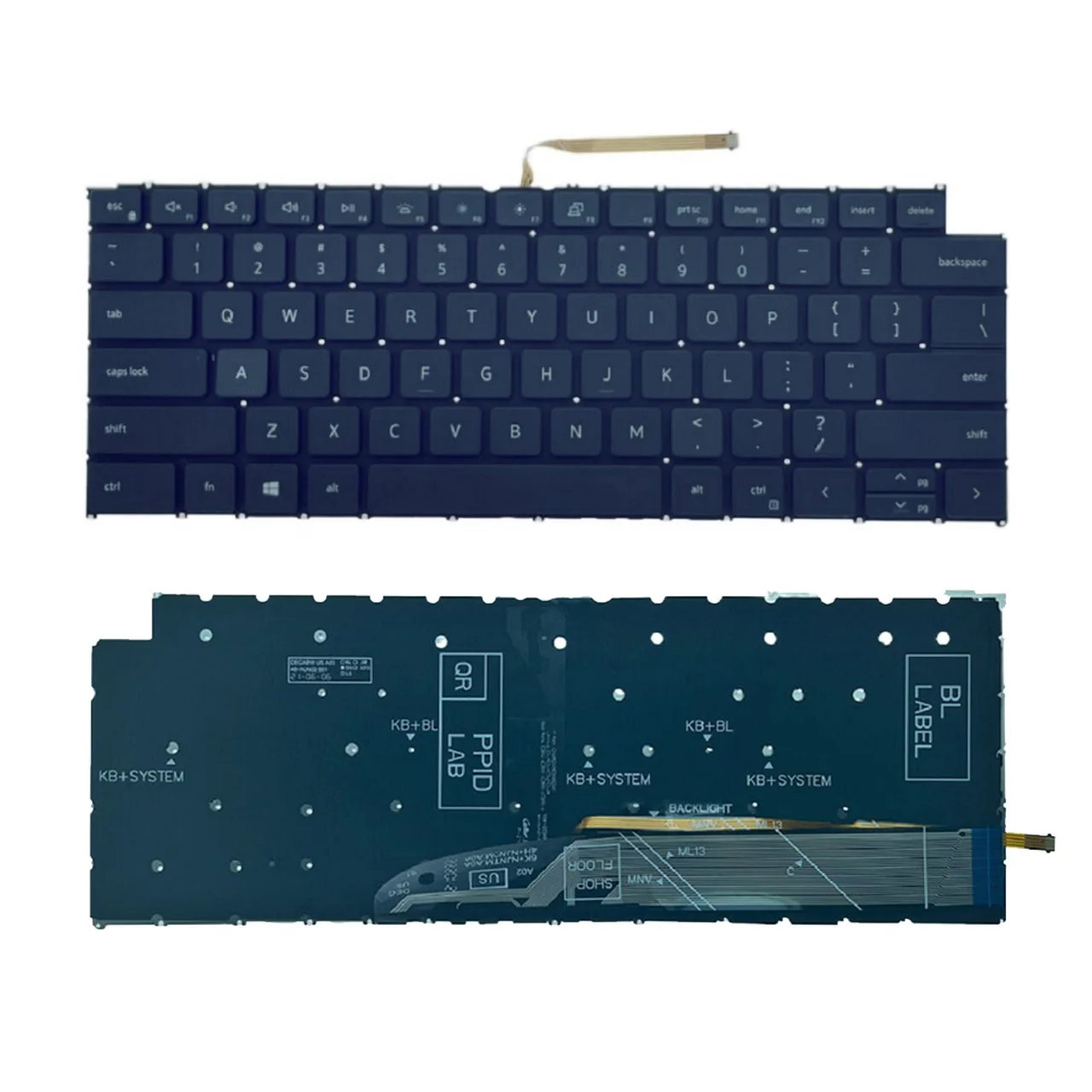 New-US-Russian-Backlit-Keyboard-For-Dell-Inspiron-5310-5410-5415-5418 ...