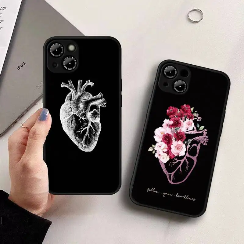 Vintage-Anatomical-Heart-Cardiac-Brain-Nurse-Phone-Case-For-iphone-15 ...
