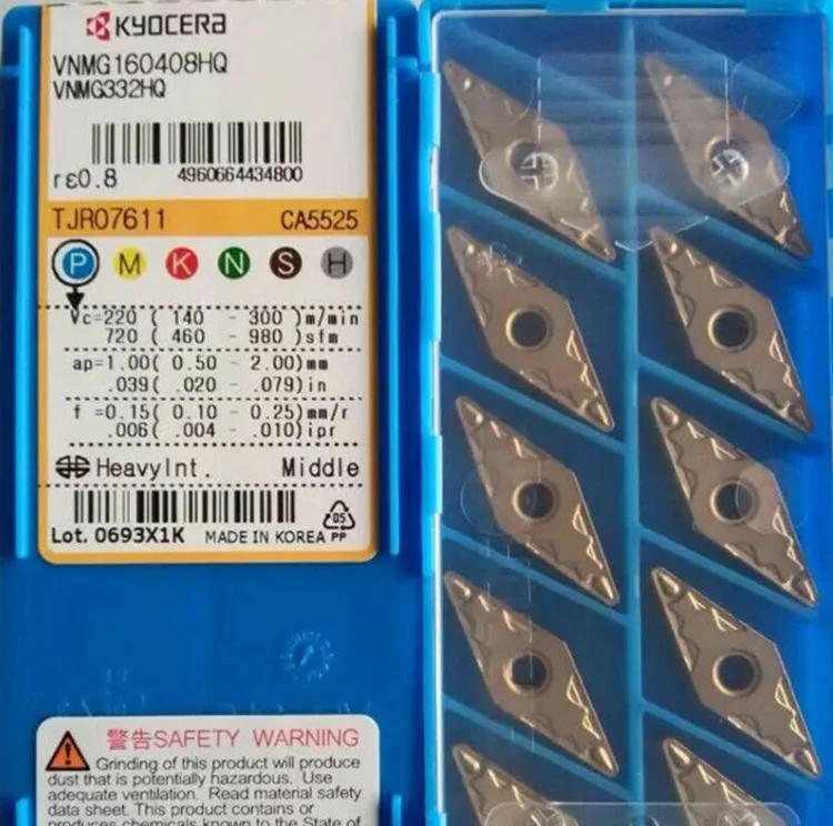 ORIGINAL 10PCS CARBIDE INSERT VNMG160408HQ CA5525