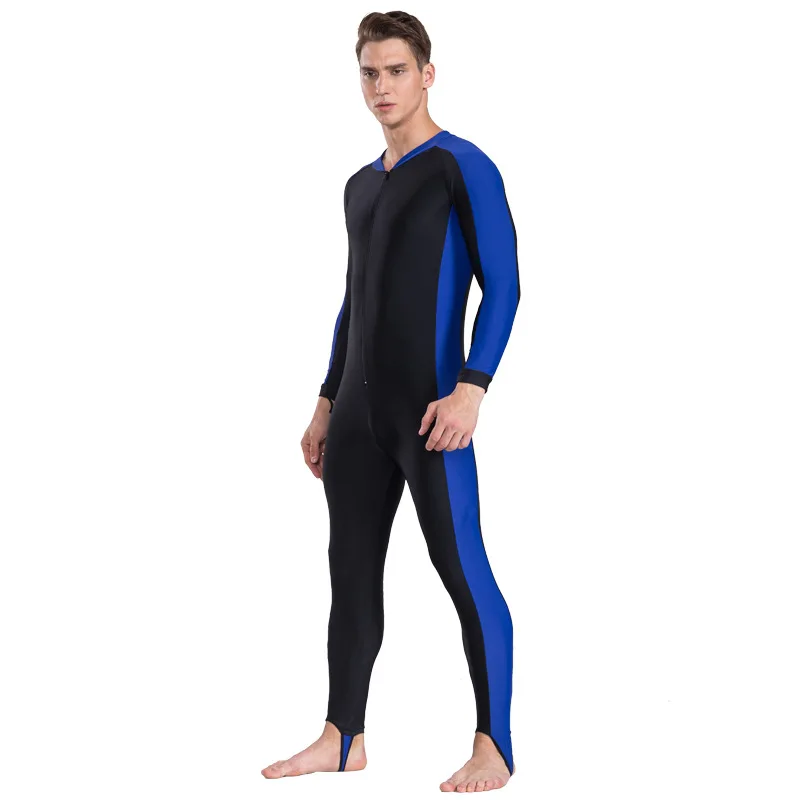 Mens-Full-Body-Dive-Skin-One-Piece-Full-Rash-Guard-UPF50-Swimsuit-Long ...