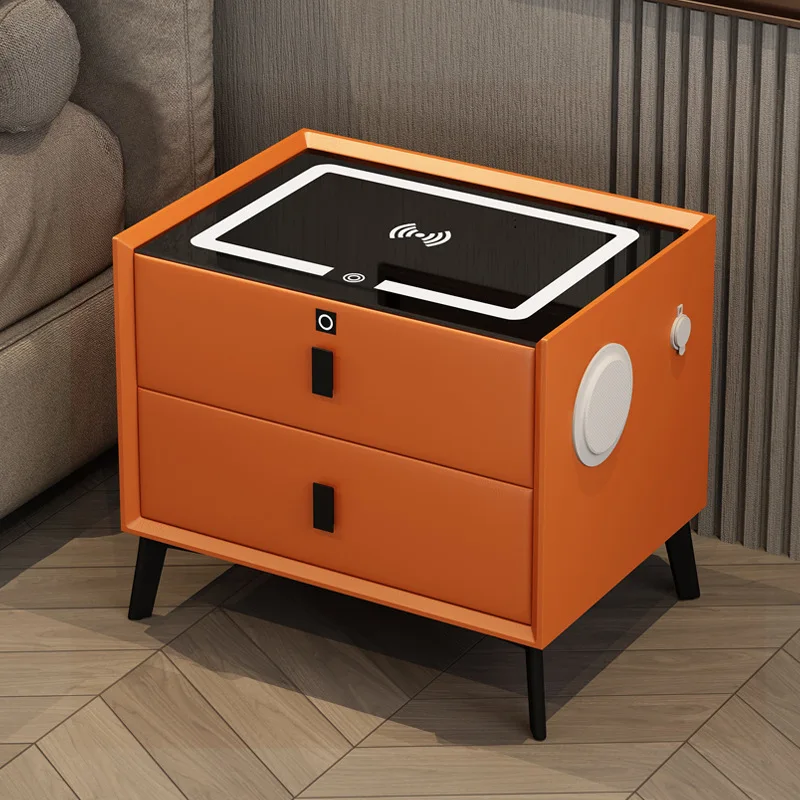 Orange Side Table