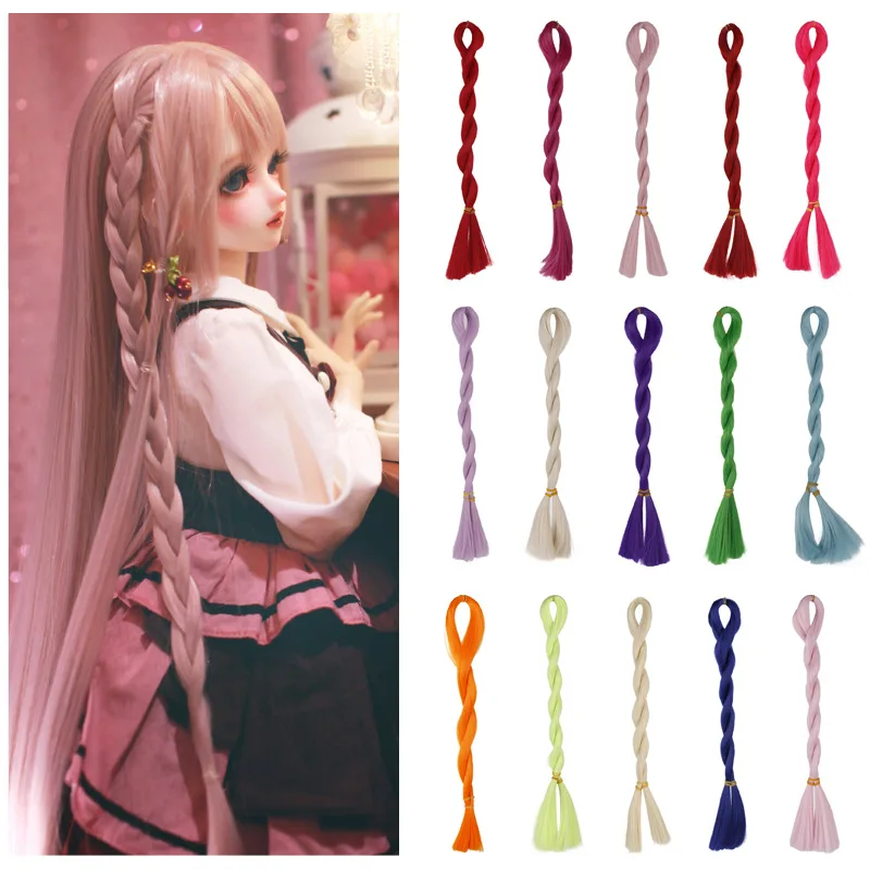 Long Doll Wigs 80cm Rooting Breed Doll Hair Tree for DIY Handmdae Diy ...