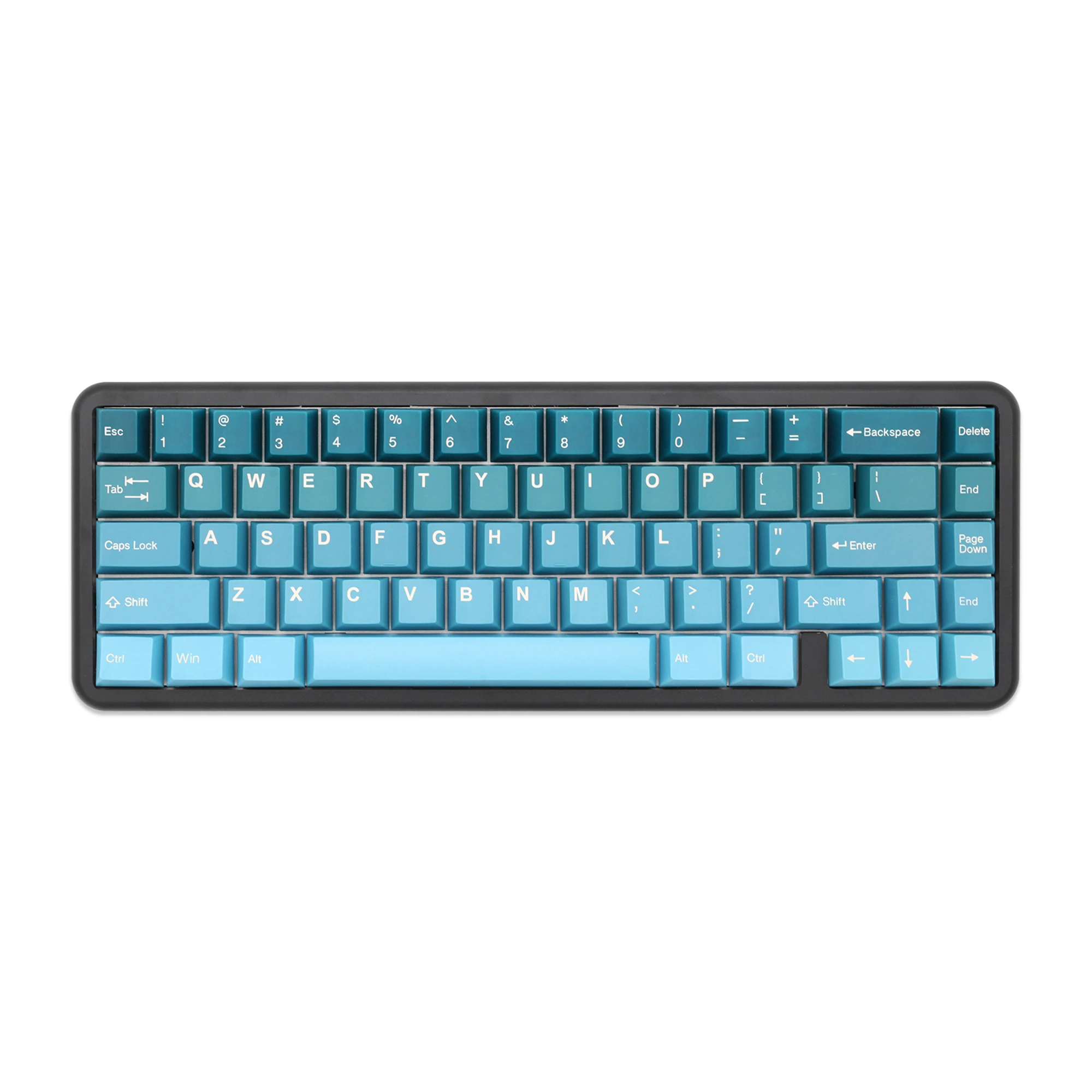 Poseidon Funda de aluminio anodizado para teclado mecánico PSD65 ...