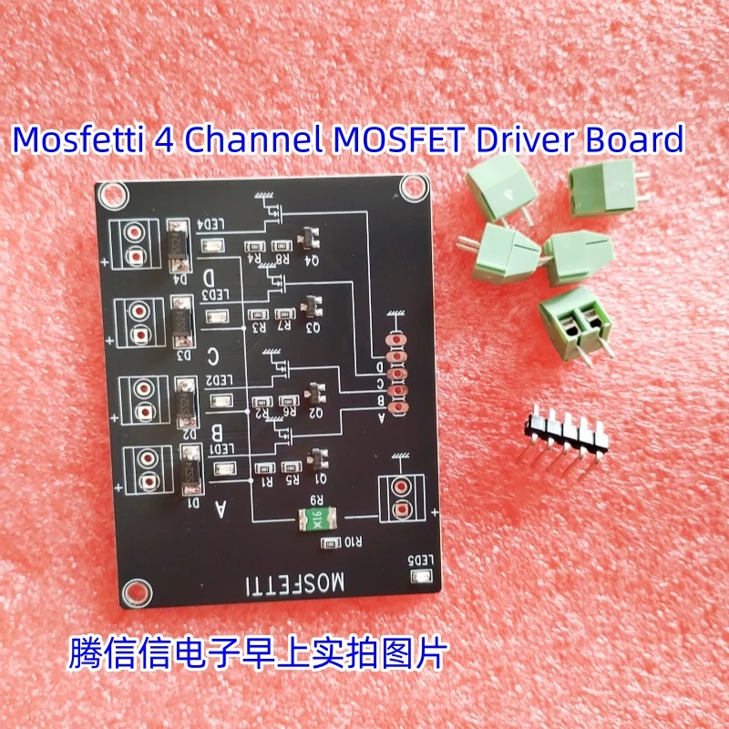 5757 Mosfetti 4 Channel MOSFET Driver Board by Monk Makes ESP32 ...