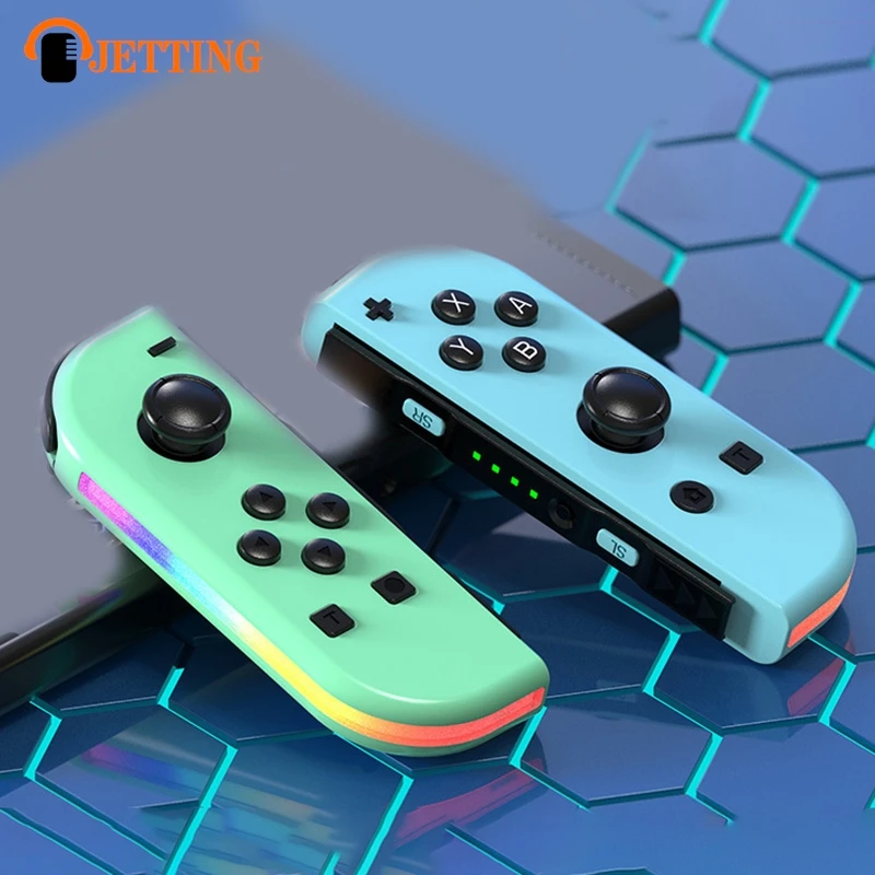 Joypad-For-Switch-RGB-Light-Wake-up-Vibration-Glare-Controller-Left-And ...