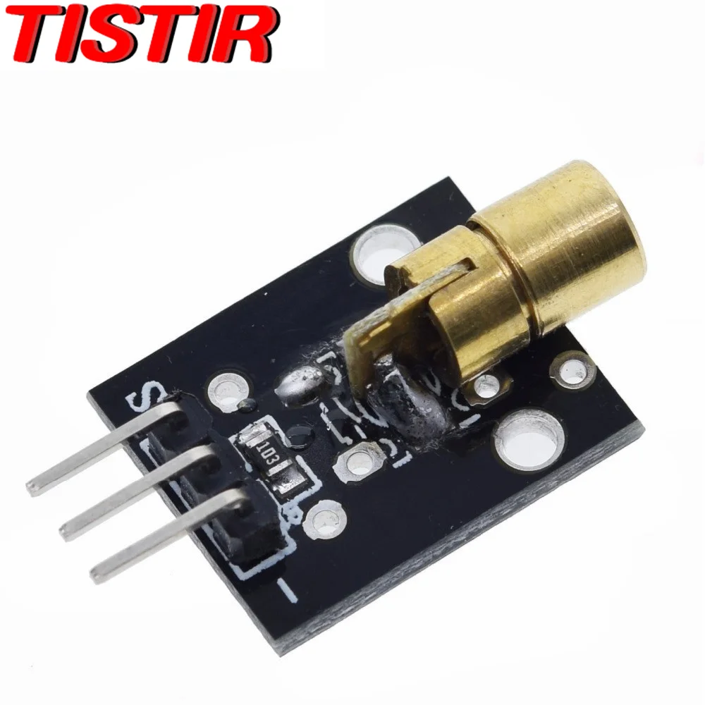 Módulo de sensor láser piezas, diodo de punto rojo, cabezal de cobre ...