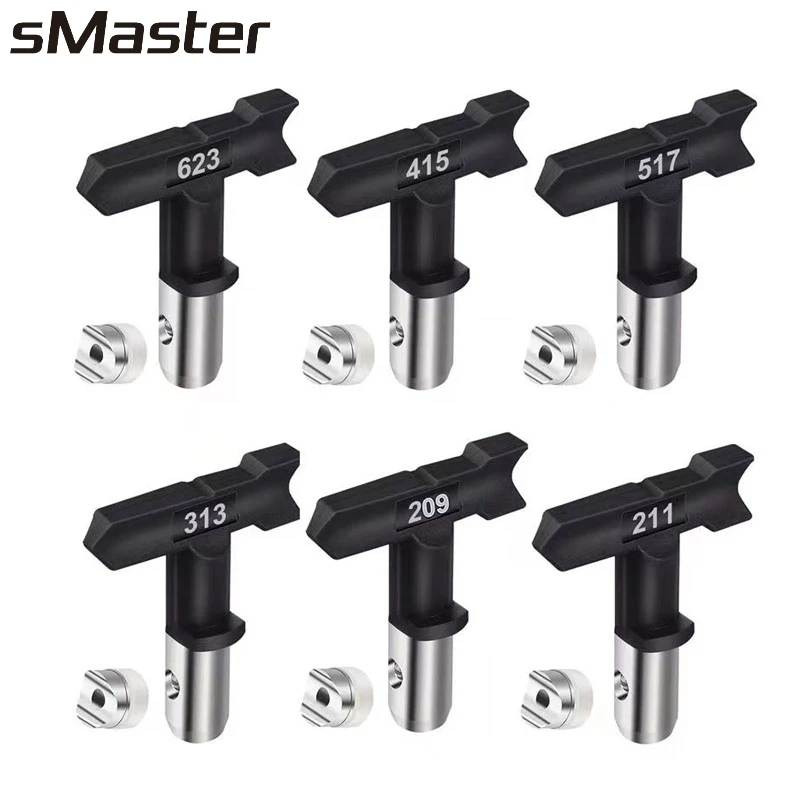 sMaster-Black-Nozzle-Spray-Tips-Airless-Spray-Reversible-Tip-For ...