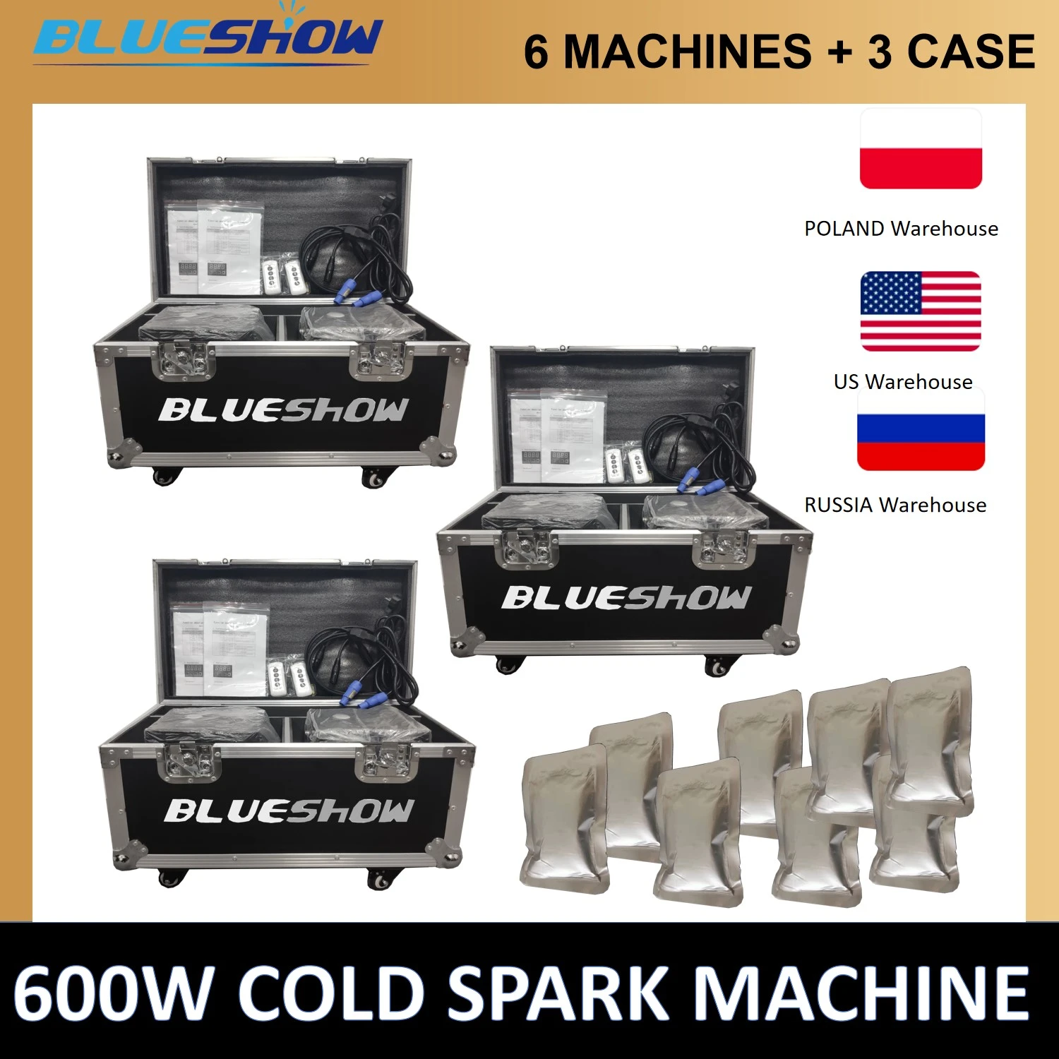 0 Duty 600w Cold Spark Machine Dmx Remote Cold Fireworks Fountain Ti ...