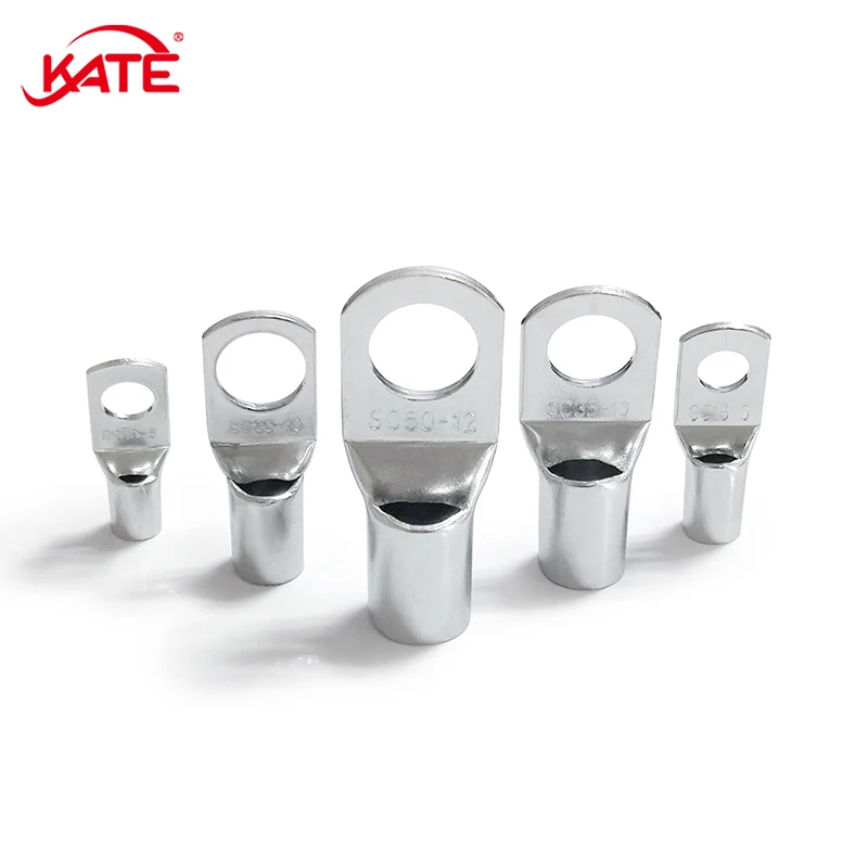 10PCS SC Type Wire Lug Terminal SC16 SC25 SC35 16 35 mm² Cable Lug Wire ...