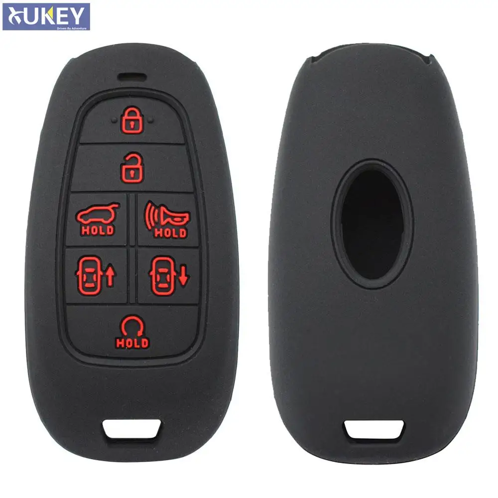 Funda-protectora-de-silicona-para-llavero-de-coche-soporte-de-7-botones ...