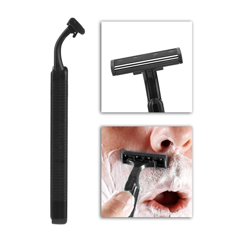 10pcs-Disposable-Manual-Razor-Sharp-Carbon-Steel-Hair-Removal-Shaving ...