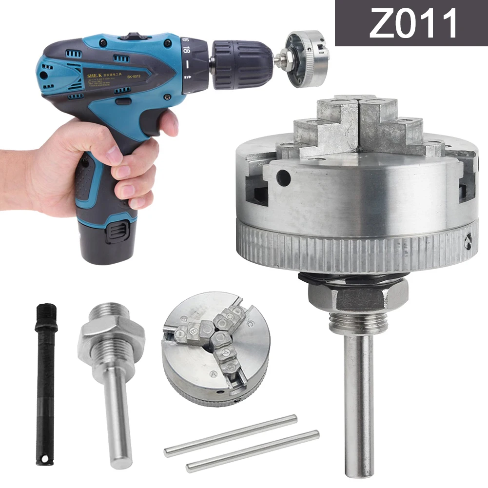 Woodworking 3 Jaws Lathe Chuck Self Centering M12 Wood Clamp Machinery ...