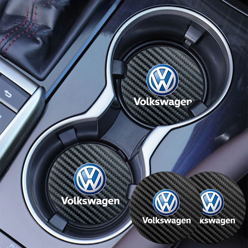 Car-Coaster-Water-Cup-Bottle-Holder-Pad-Anti-slip-Mat-For-Volkswagen-VW ...