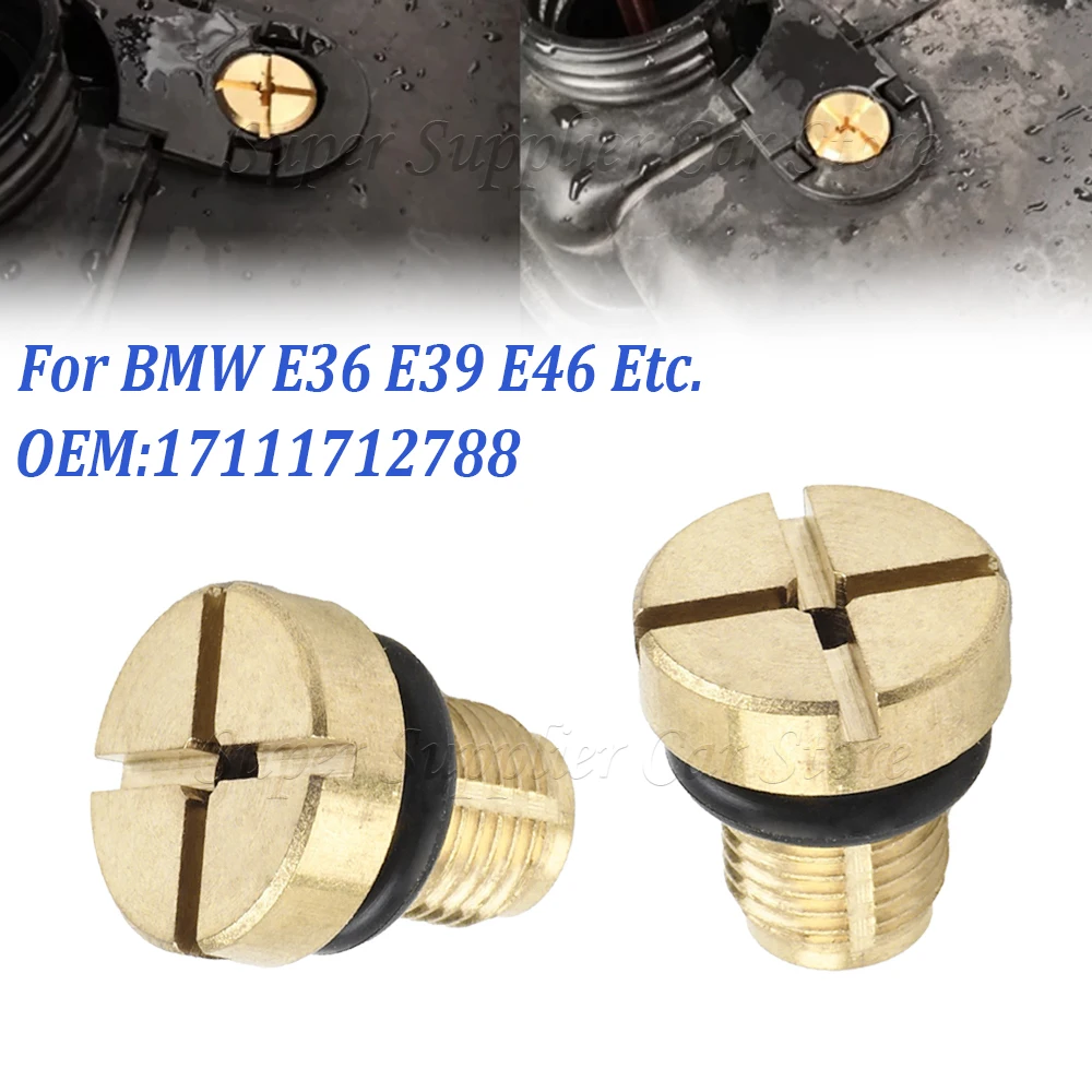 11537793373-Radiator-Coolant-Expansion-Tank-Bleeder-Screw-For-BMW-E36 ...