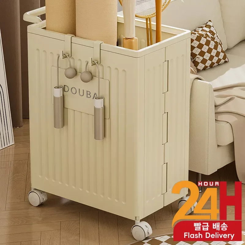 Yoga-Mat-Fitness-Storage-Basket-Foldable-Installation-Free-Storage ...