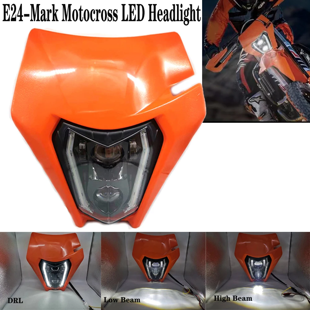 Motorcycle New Led Headlight Headlamp For Ktm Exc Excf Sx Sxf Xc Xcf ...