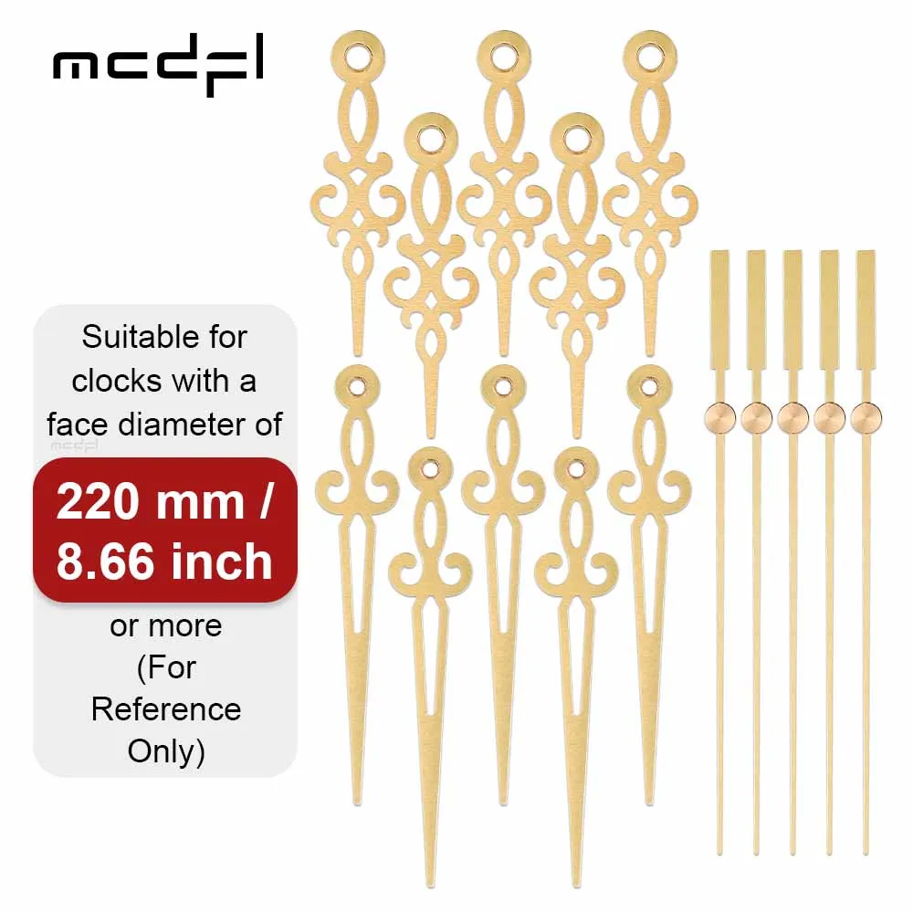 MCDFL-Golden-Clock-Hands-Clockit-Making-Parts-Repair-Cuckoo-Clocks ...