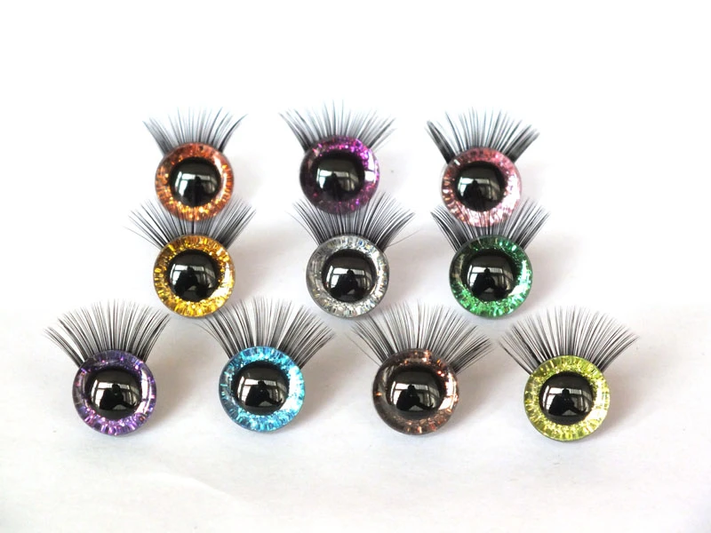 7mm Plastic Dolls Safety Eyes | Moveable Plastic Eyes | Thin Plastic ...