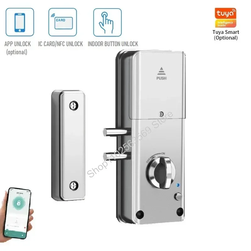 Tuya-Smart-Lock-Keyless-Invisible-Door-Lock-APP-IC-Card-NFC-Unlock ...