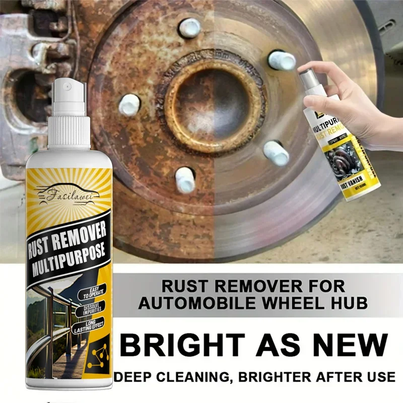 Wheel Cleaner Spray - Alloy Rim & Tire Stain Remover, Rust Removal Fast ...
