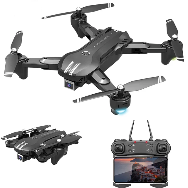 H168 Drone 4K Dual Folding Len Switch Long Range Height Hold Headless ...