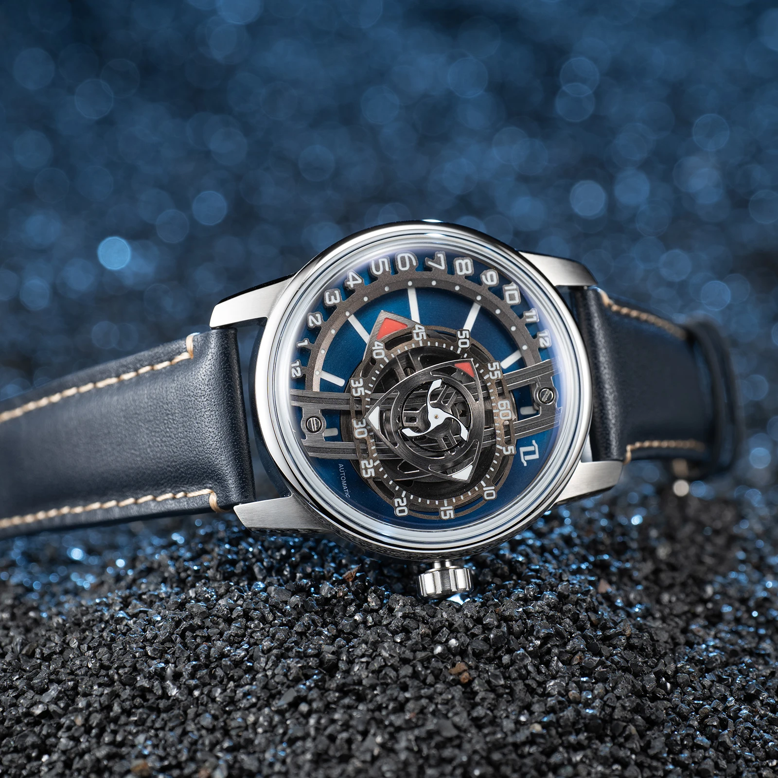 OBLVLO-New-Design-Rotor-Fully-Automatic-Watch-Luxury-Analog-Leather ...