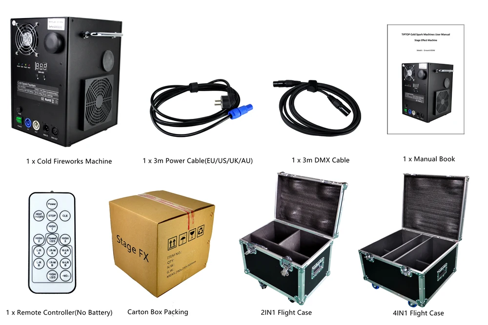 900W Sparkle Machine | Tiptoplight